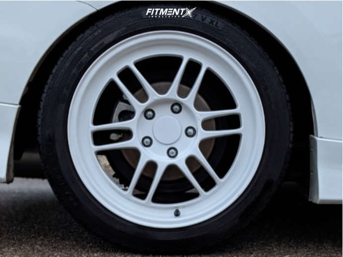 2015 Honda Civic Si with 17x8 Enkei Rpf1 and Barum 225x40 on Coilovers ...