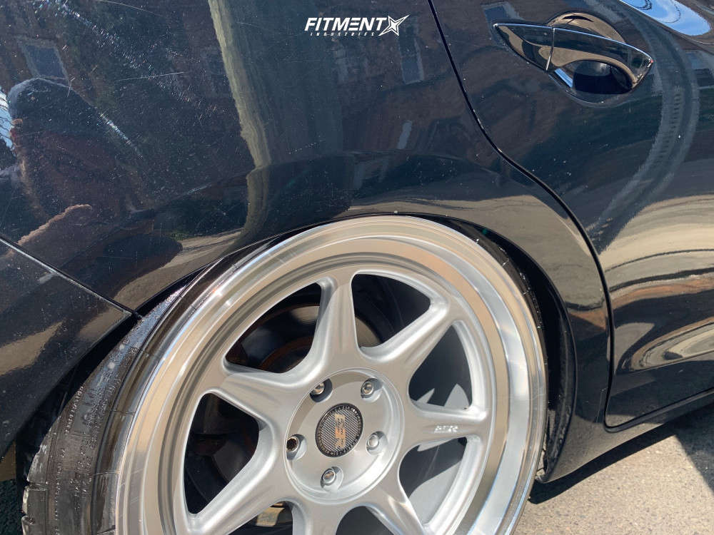 2014 Acura ILX Base with 18x10.5 ESR Cr7 and Continental 225x40 on Air ...