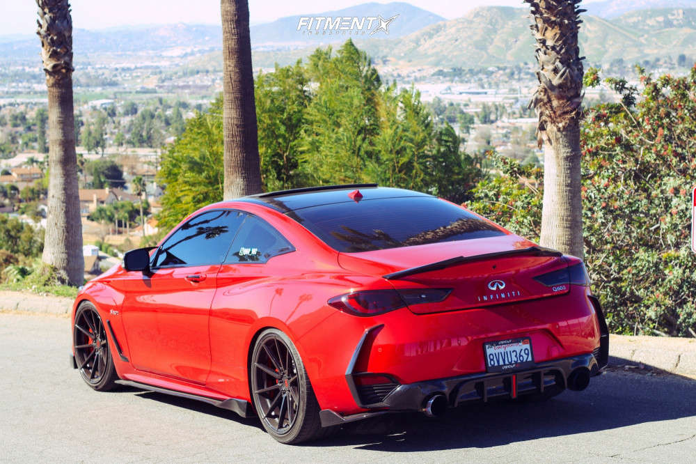 2018 INFINITI Q60 Red Sport 400 with 20x10 Variant Argon and Toyo Tires ...