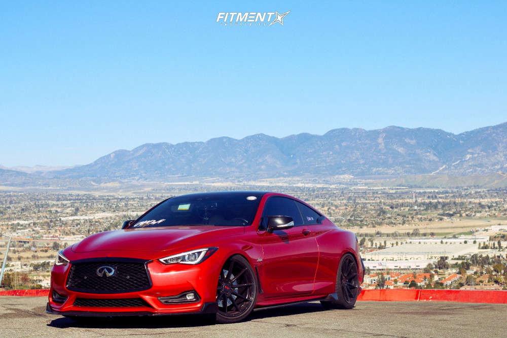 2018 INFINITI Q60 Red Sport 400 with 20x10 Variant Argon and Toyo Tires ...