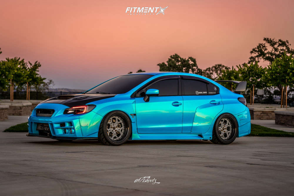 2018 Subaru WRX Base with 18x11 ESR Forged Lp2 Classic and Toyo Tires ...