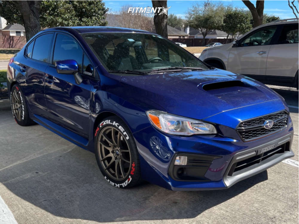 2020 Subaru WRX Base with 18x8.5 AVID1 AV32 and Vercelli 255x40 on ...