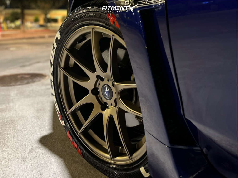2020 Subaru WRX Base with 18x8.5 AVID1 AV32 and Vercelli 255x40 on ...