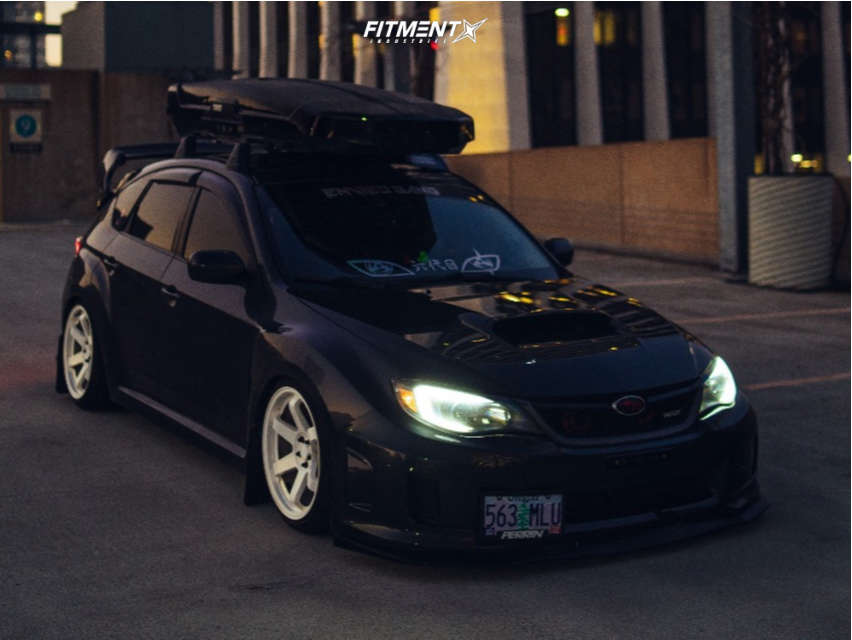 2014 Subaru WRX Base with 18x9.5 AVID1 AV6 and Lancaster 225x40 on ...