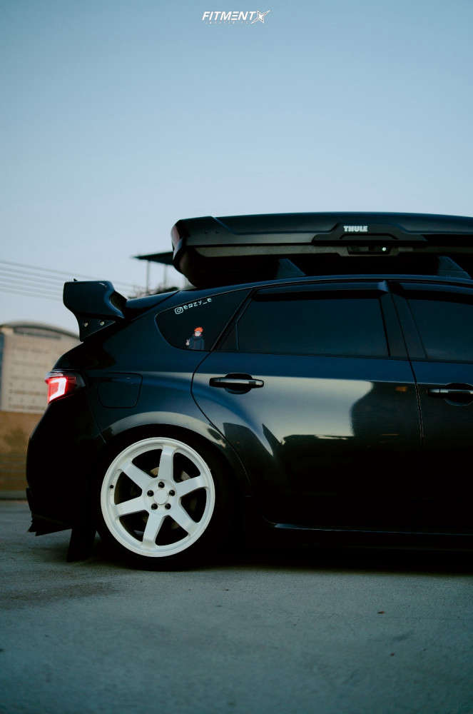 2014 Subaru WRX Base with 18x9.5 AVID1 AV6 and Lancaster 225x40 on ...