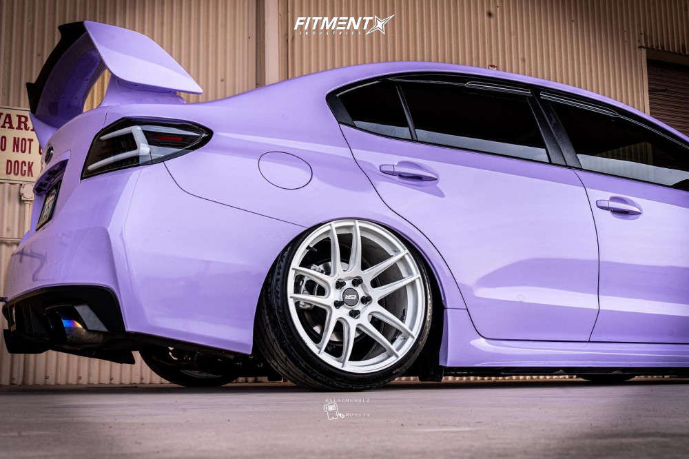 2021 Subaru WRX Premium with 19x9.5 ESR Cs8 and Firestone 235x35 on Air ...