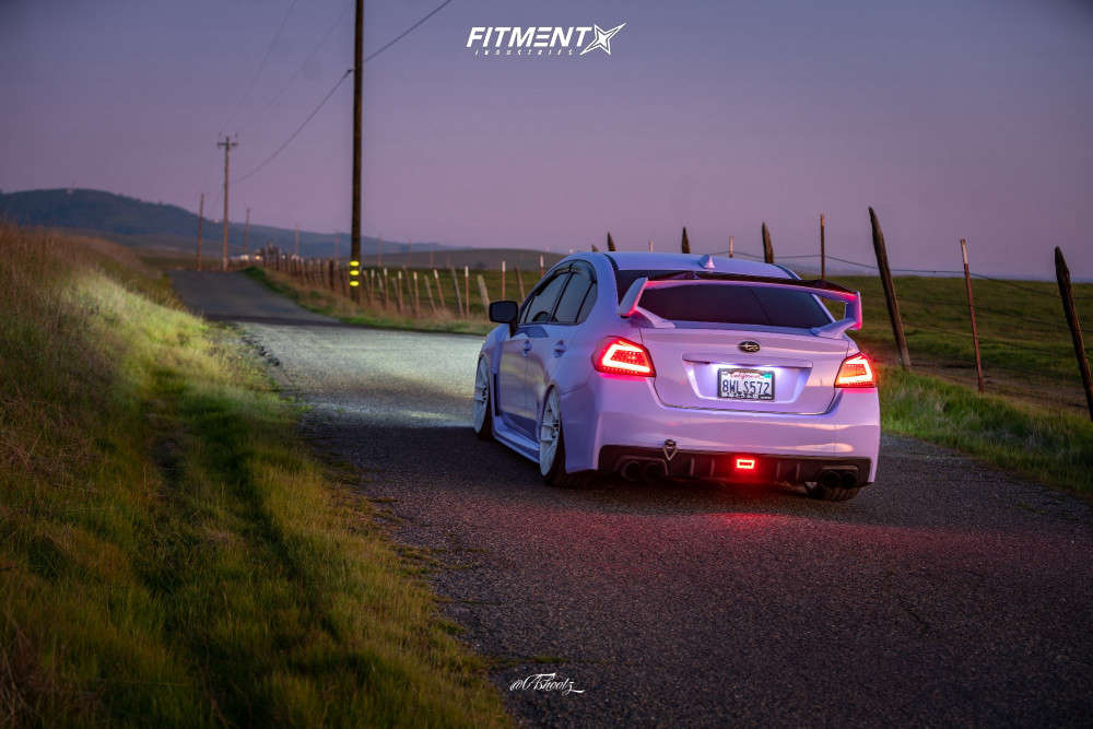 2021 Subaru WRX Premium with 19x9.5 ESR Cs8 and Firestone 235x35 on Air ...