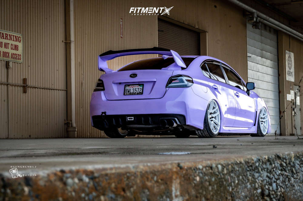 2021 Subaru WRX Premium with 19x9.5 ESR Cs8 and Firestone 235x35 on Air ...