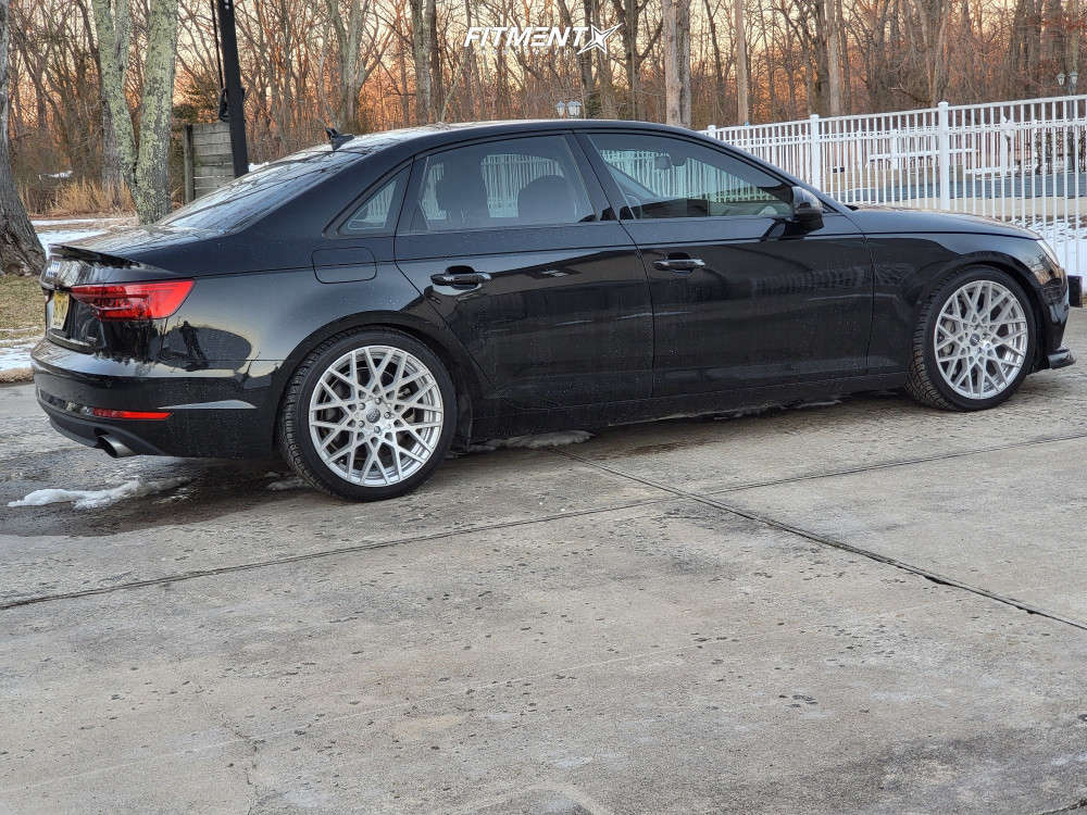 2017 Audi A4 Quattro Premium with 19x8.5 Rotiform Blq and Uniroyal ...