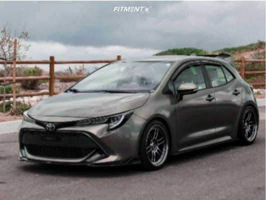 2019 Toyota Corolla SE with 18x9.5 Enkei Rpf1 and Toyo Tires 255x35 on ...