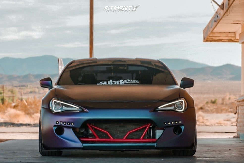 2015 Scion FR-S Base with 18x9.5 Aodhan Ds02 and Michelin 245x35 on ...