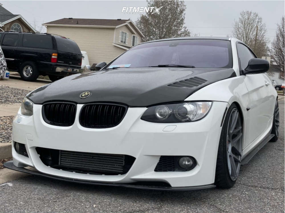 2010 BMW 335i Base with 19x9 Curva C300 and Achilles 235x35 on Lowering ...