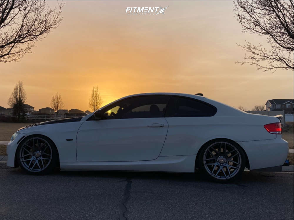 2010 BMW 335i Base with 19x9 Curva C300 and Achilles 235x35 on Lowering ...