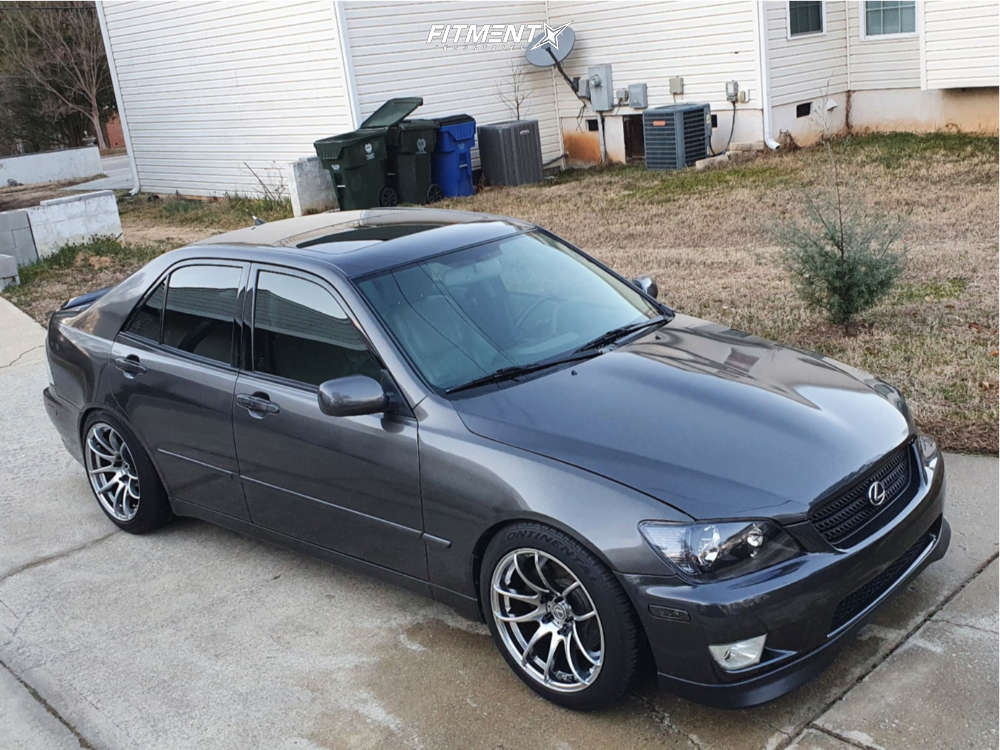 2005 Lexus IS300 Base with 17x9 Vors Tr4 and Continental 235x45 on ...