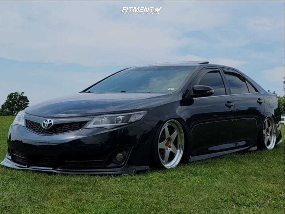 2012 Toyota Camry SE with 19x9.5 Kansei Knp and Hankook 225x35 on Air Suspension | 2105253 ...