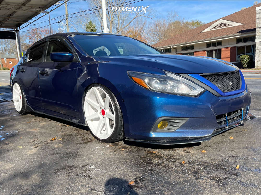 2016 Nissan Altima SR with 20x10.5 Niche Verona and Yokohama 245x35 on ...