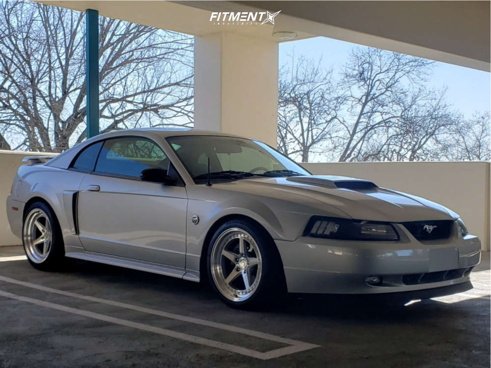 2004 Ford Mustang GT with 18x9.5 Aodhan Ds05 and Continental 265x35 on ...