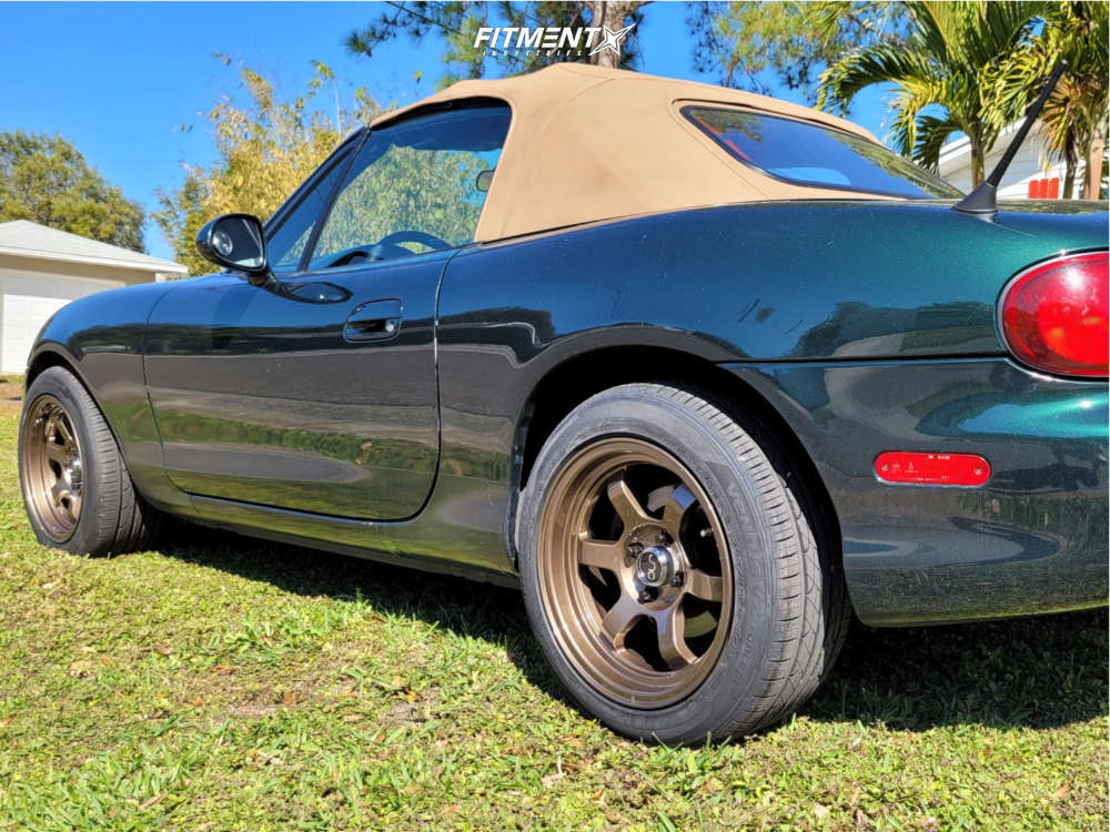 1999 Mazda Miata Base with 15x8 JNC Jnc013 and Hankook 205x50 on Stock ...