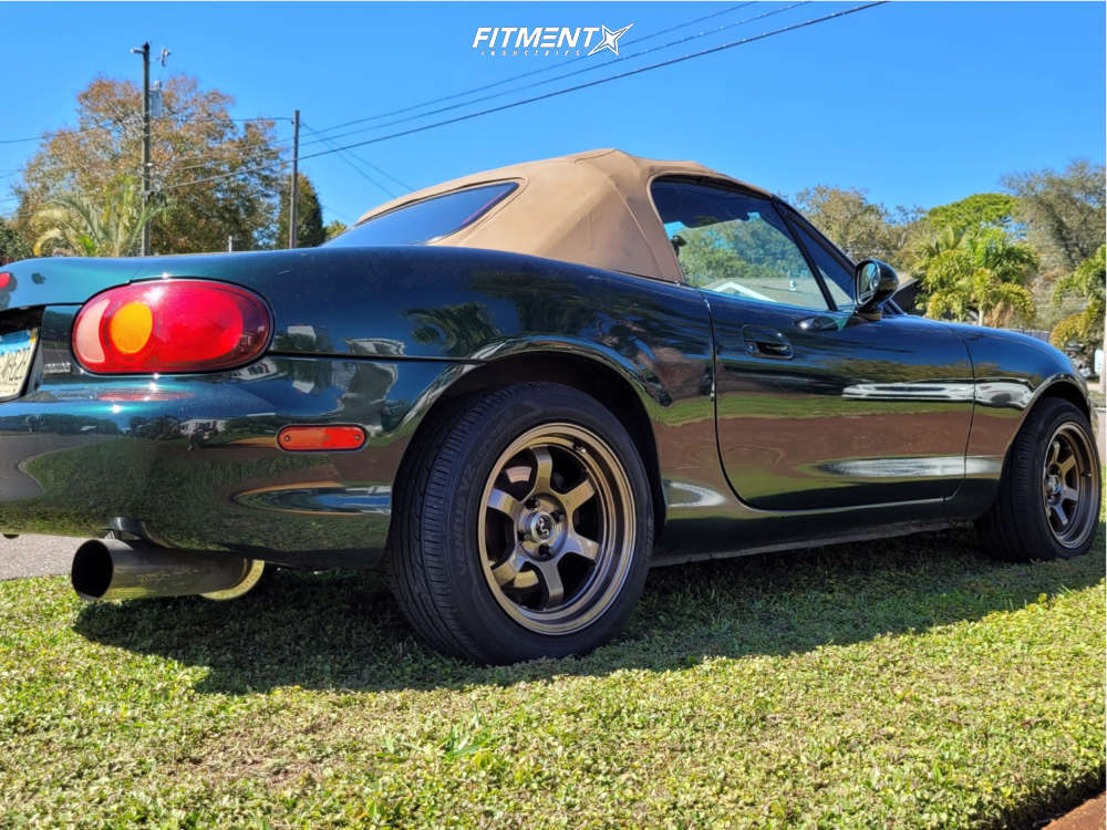 1999 Mazda Miata Base with 15x8 JNC Jnc013 and Hankook 205x50 on Stock ...