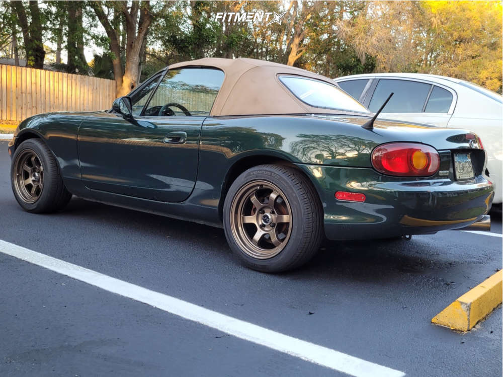 1999 Mazda Miata Base with 15x8 JNC Jnc013 and Hankook 205x50 on Stock ...