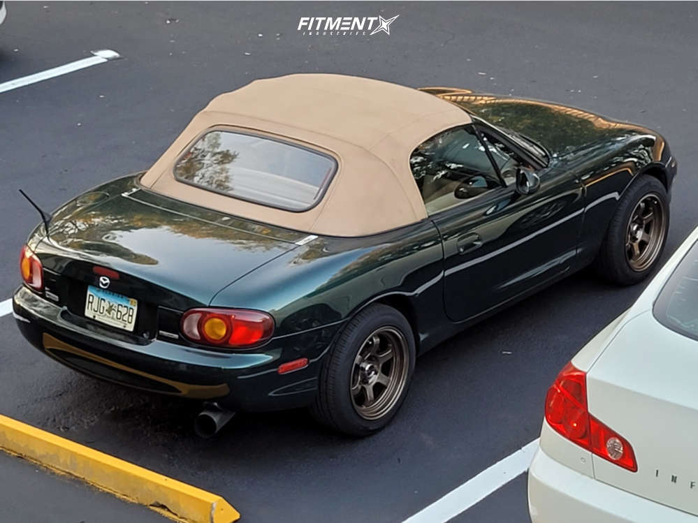 1999 Mazda Miata Base with 15x8 JNC Jnc013 and Hankook 205x50 on Stock ...