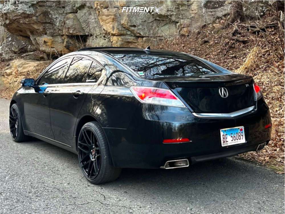 2013 Acura TL Base with 19x9 Curva C300 and Vercelli 235x40 on Stock ...
