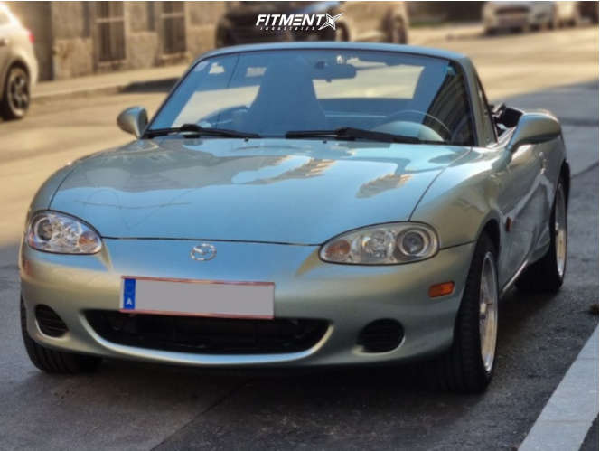 2004 Mazda Miata Base with 15x7 Japan Racing JR10 and Semperit 195x50 ...