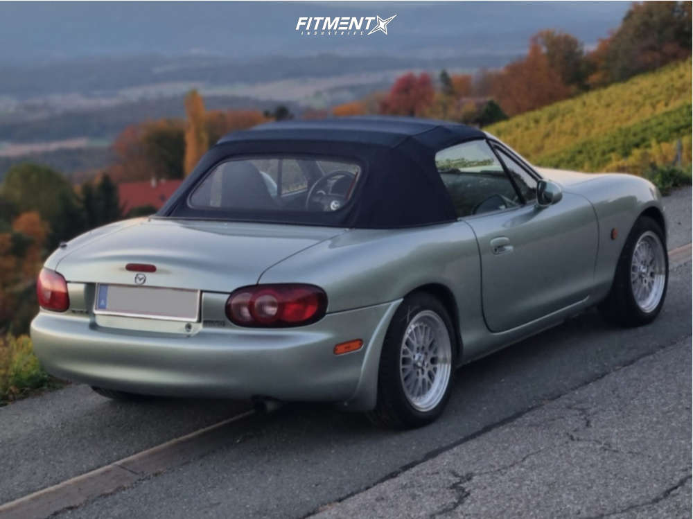 2004 Mazda Miata Base with 15x7 Japan Racing JR10 and Semperit 195x50 ...