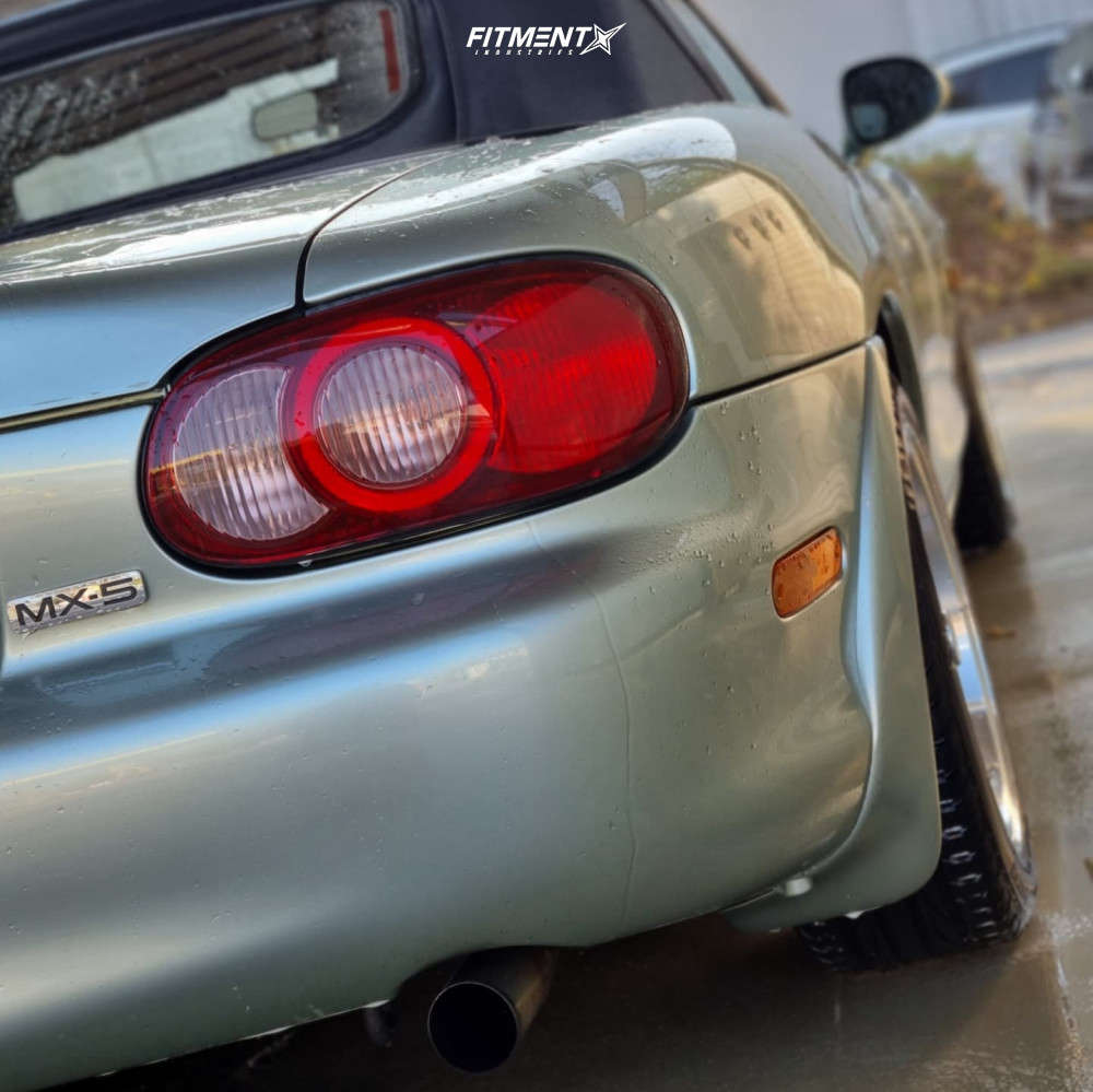 2004 Mazda Miata Base with 15x7 Japan Racing JR10 and Semperit 195x50 ...