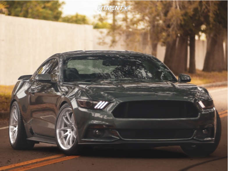 2015 Ford Mustang V6 with 19x9.5 Aodhan Ds02 and Lexani 255x40 on ...