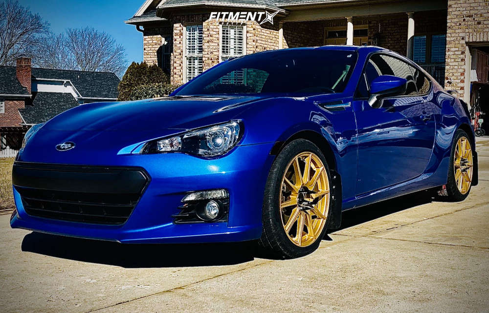 2014 Subaru BRZ Limited with 18x8 Enkei Ts10 and Vercelli 225x40 on ...