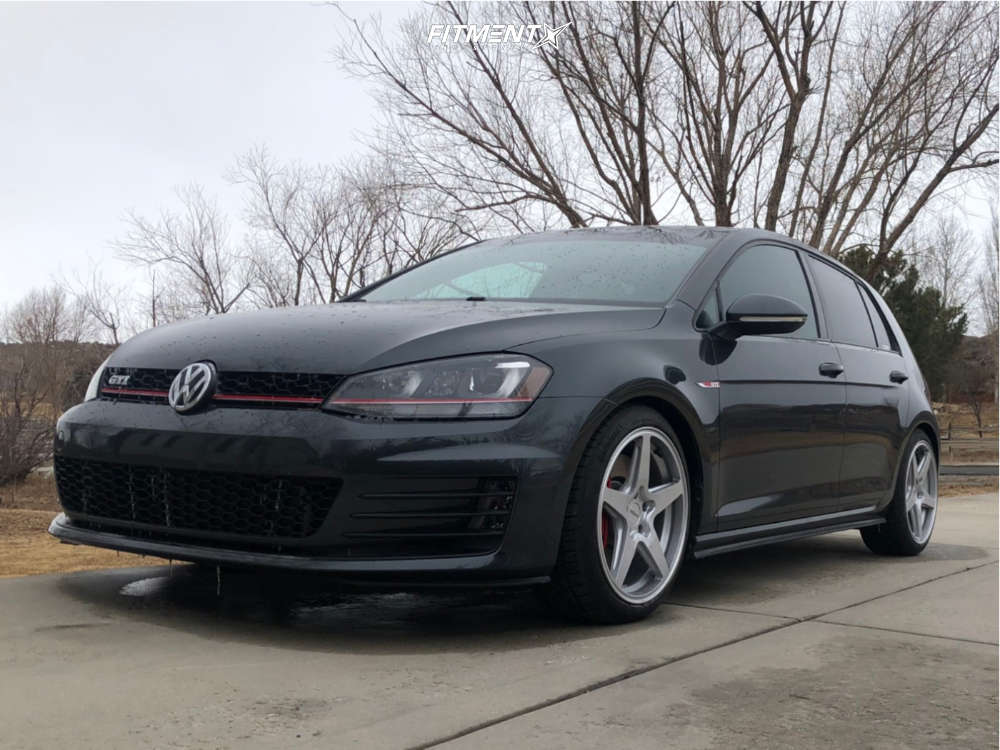 2016 Volkswagen GTI Performance with 18x8.5 Rotiform Wgr and ...
