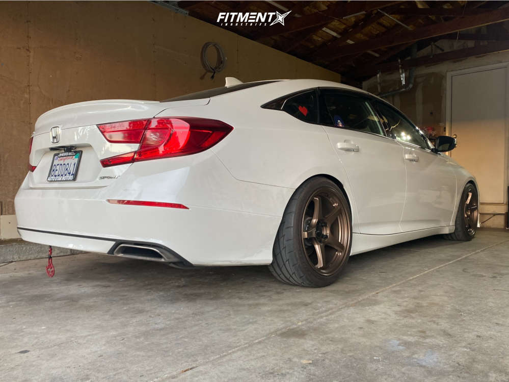 2018 Honda Accord Sport with 18x9.5 Enkei Ts-5 and Firestone 265x35 on Coilovers | 2111430 ...