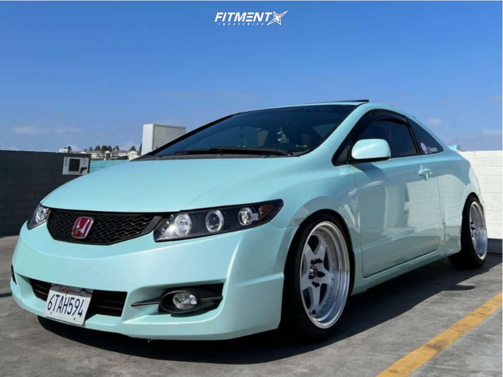 2008 Honda Civic DX with 17x9 JNC Jnc010 and Achilles 215x45 on ...