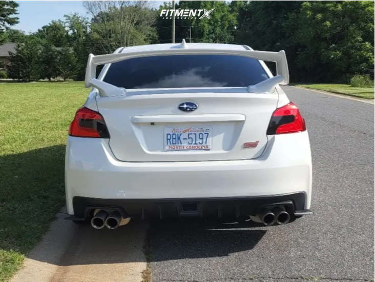 2015 Subaru WRX STI Base with 18x9.5 ESR Ap6 and Falken 245x40 on ...