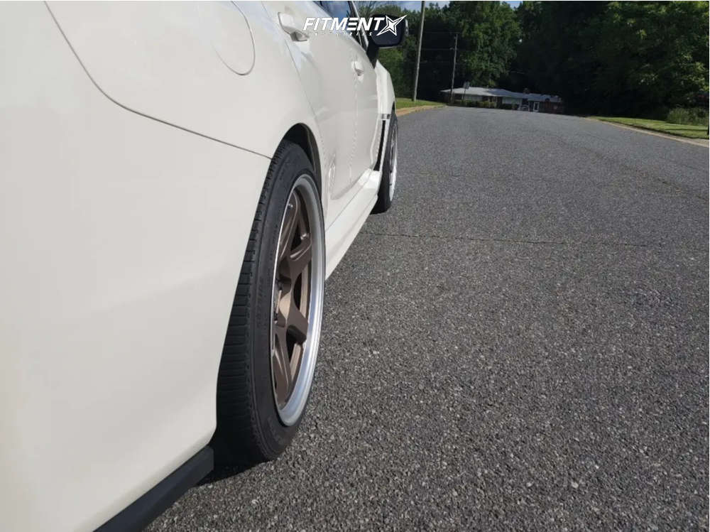2015 Subaru WRX STI Base with 18x9.5 ESR Ap6 and Falken 245x40 on Coilovers | 2114850 | Fitment ...