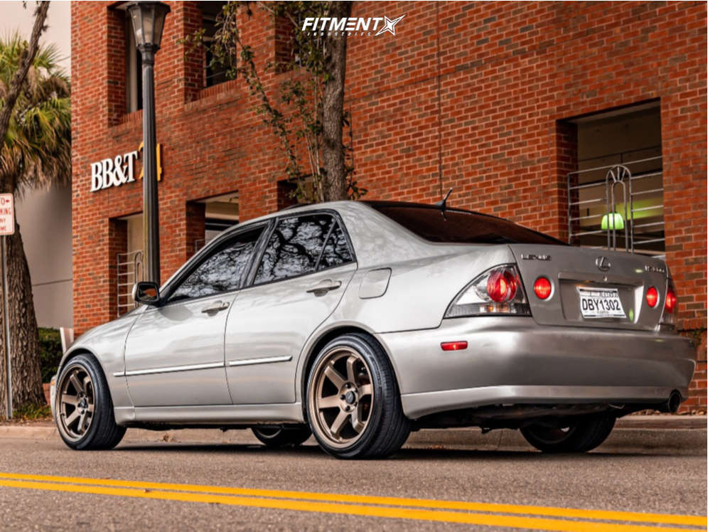 2002 Lexus IS300 Base with 18x9.5 AVID1 AV6 and Hankook 225x40 on Stock ...