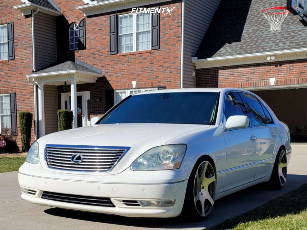 2005 Lexus LS430 Base with 19x9.5 MRR Vp3 and Nexen 235x35 on Coilovers ...