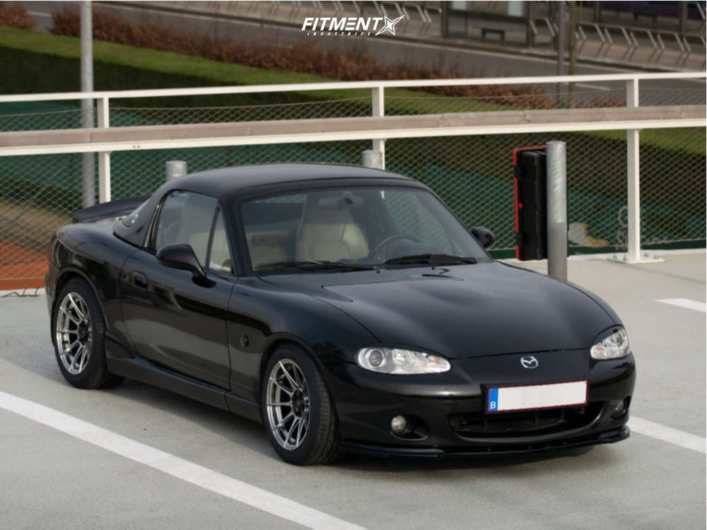 2002 Mazda Miata Base with 15x8 Advanti Racing Storm S1 and Hankook ...