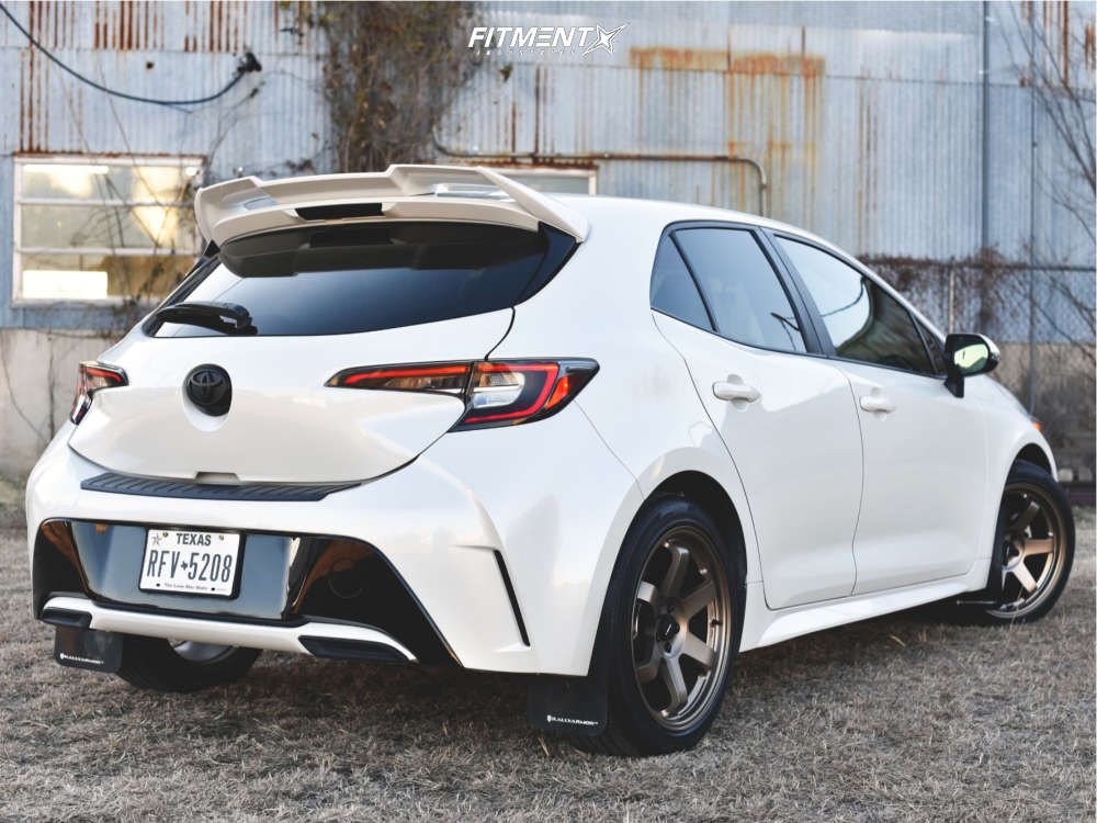 2019 Toyota Corolla SE with 18x8.5 AVID1 AV6 and Hankook 225x45 on ...