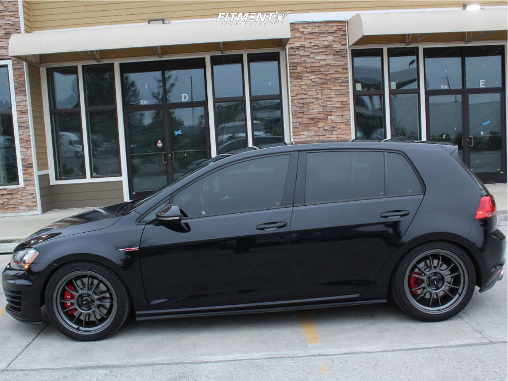 2015 Volkswagen GTI Autobahn with 18x8.5 Konig Hypergram and Michelin ...