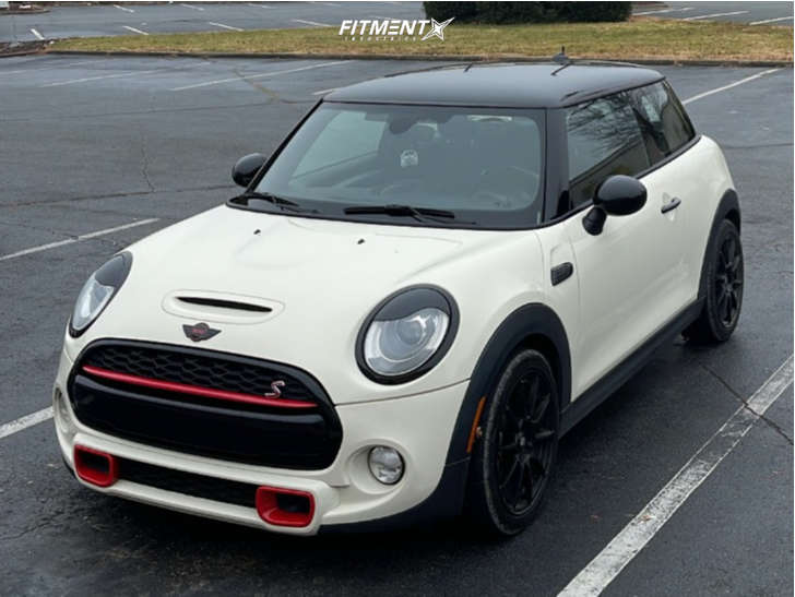 2015 Mini Cooper S with 17x7.5 Sparco Assetto Gara and Firestone 215x45 ...