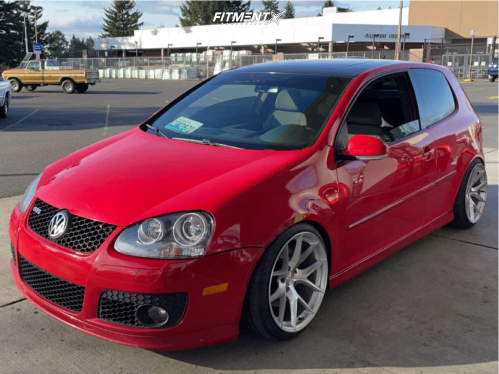 2007 Volkswagen GTI Fahrenheit with 19x9.5 Aodhan Aff7 and Atlas 225x35 ...