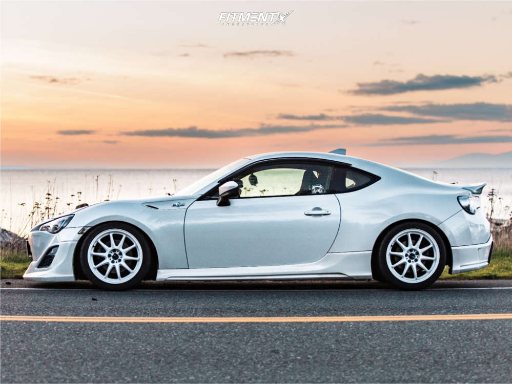 2015 Scion FR-S Base with 17x9 Work Emotion Zr10 and Yokohama 235x40 on ...