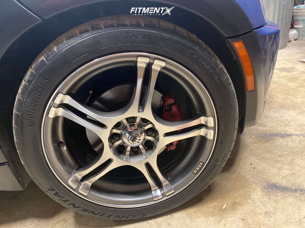 2006 Mini Cooper S with 17x7 Konig Incident and Continental 215x45 on ...