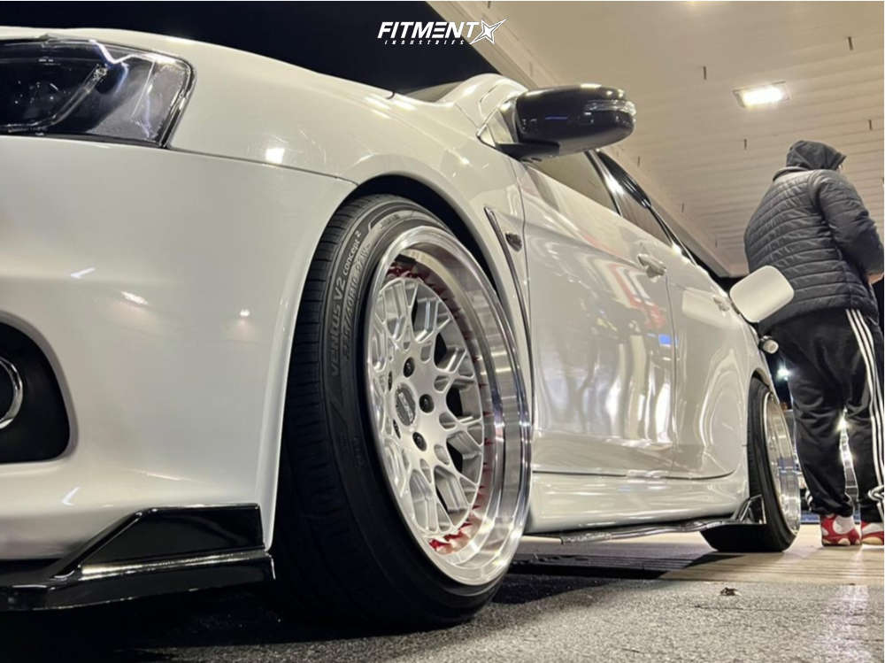 2015 Mitsubishi Lancer Evolution GSR with 18x10.5 ESR Cs3 and Hankook ...