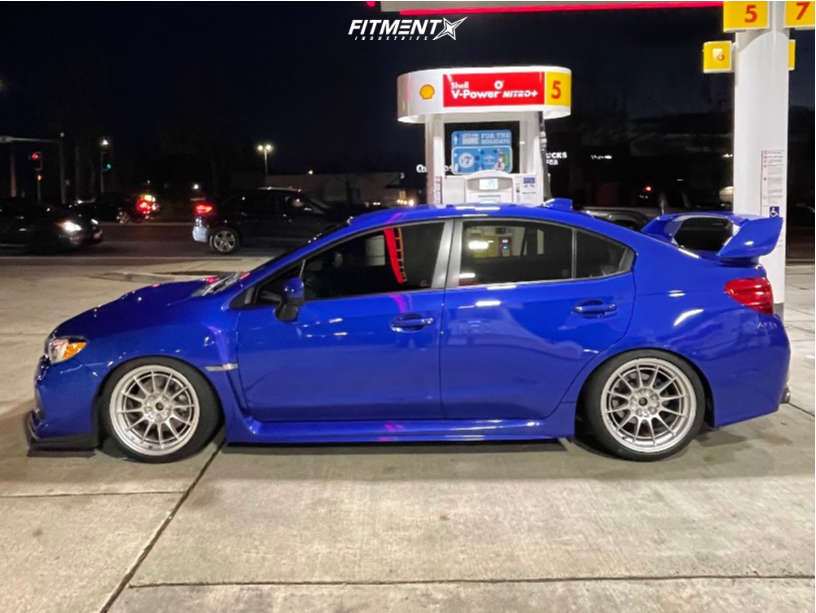2018 Subaru WRX Base with 18x9.5 Enkei Nt03m and Michelin 255x35 on ...