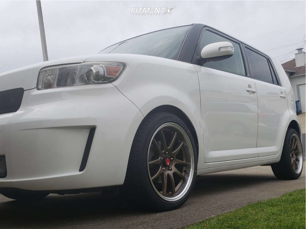 2010 Scion XB Base with 18x8.5 Aodhan Ds02 and Lexani 235x40 on Stock ...