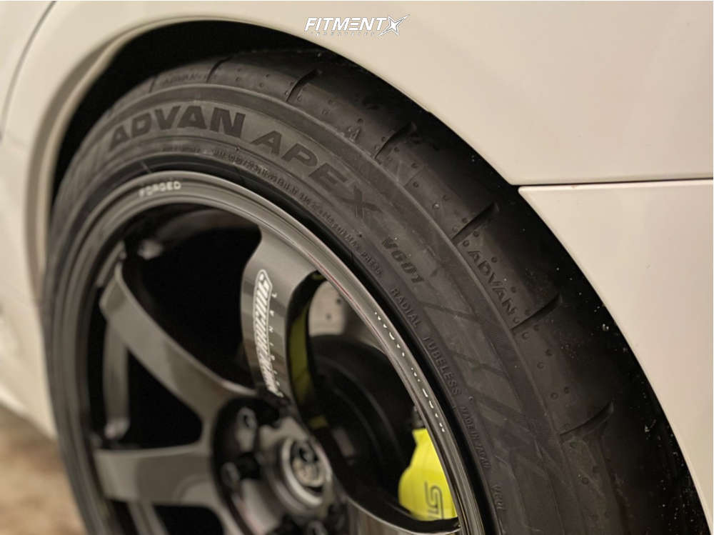 2020 Subaru WRX STI Sport with 18x10 Volk Te37 Saga S-plus and Yokohama ...