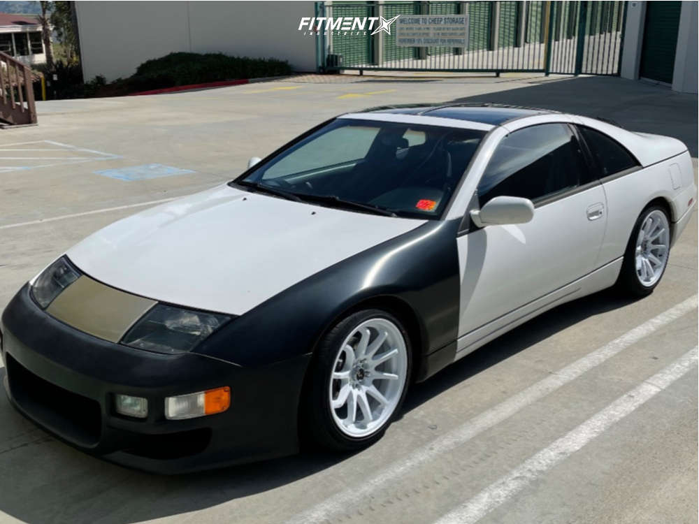 1991 Nissan 300ZX 2 2 with 17x9 JNC Jnc006 and Vercelli 235x40 on ...